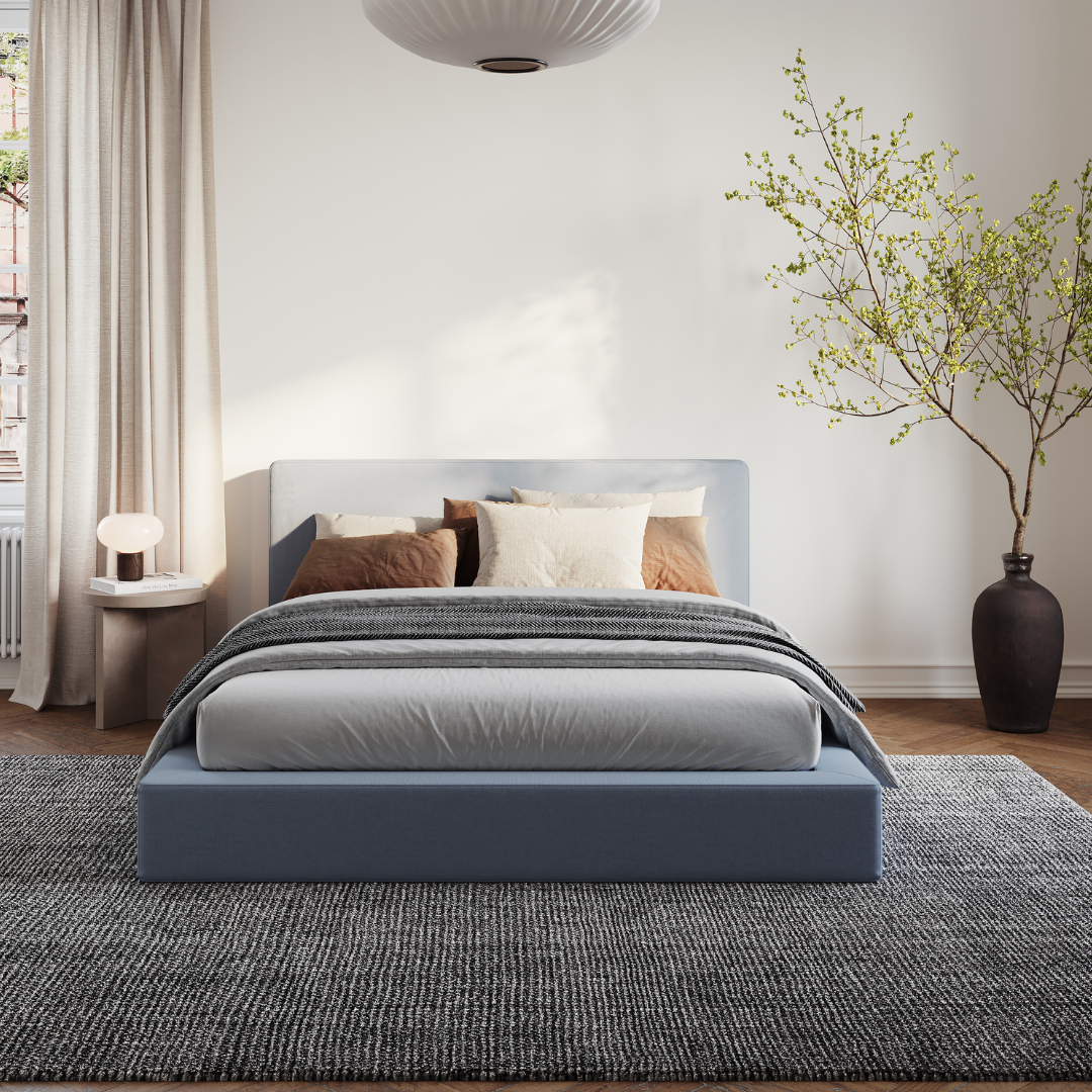 Ultra Set: Bed Frame + Headboard l SoftFrame Designs