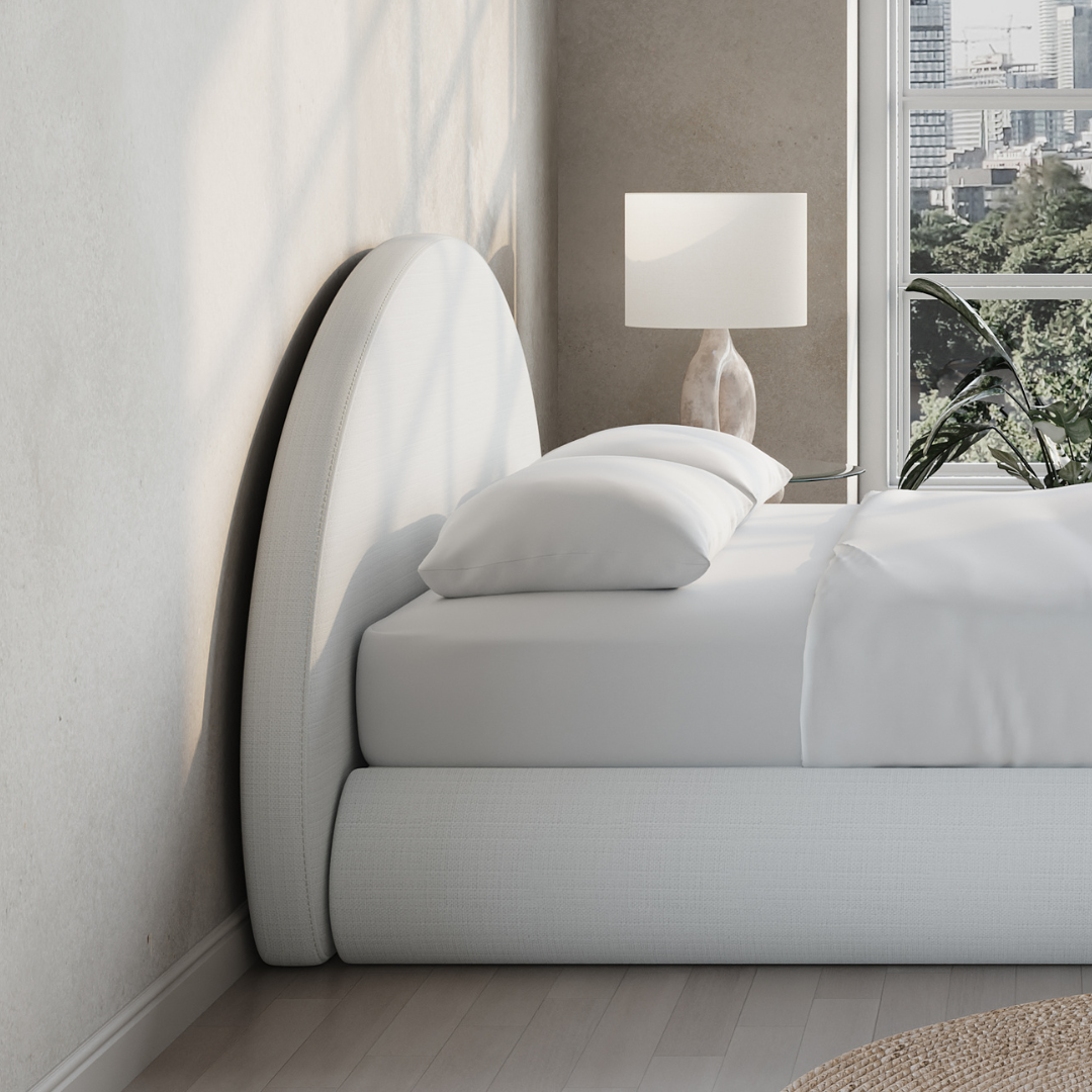 Ultra Bed Frame l White, All-Cushioned | SoftFrame®