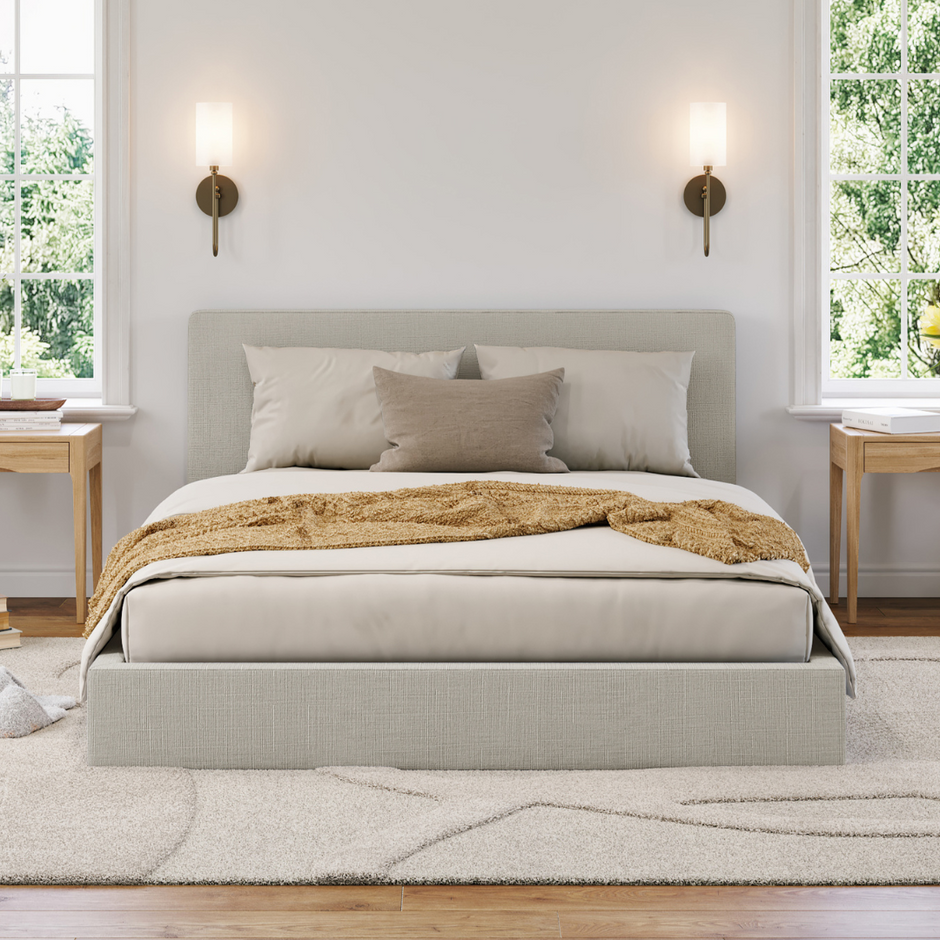 Upholstered Bed Sets | Frame + Headboard | SoftFrame Designs®