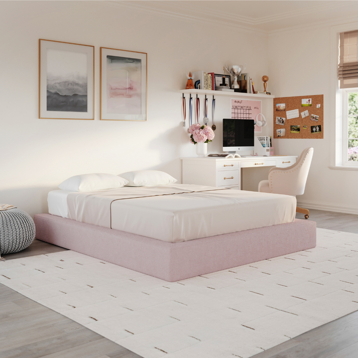Kids Ultra Platform Bed Frame | Cotton Candy Pink | SoftFrame®