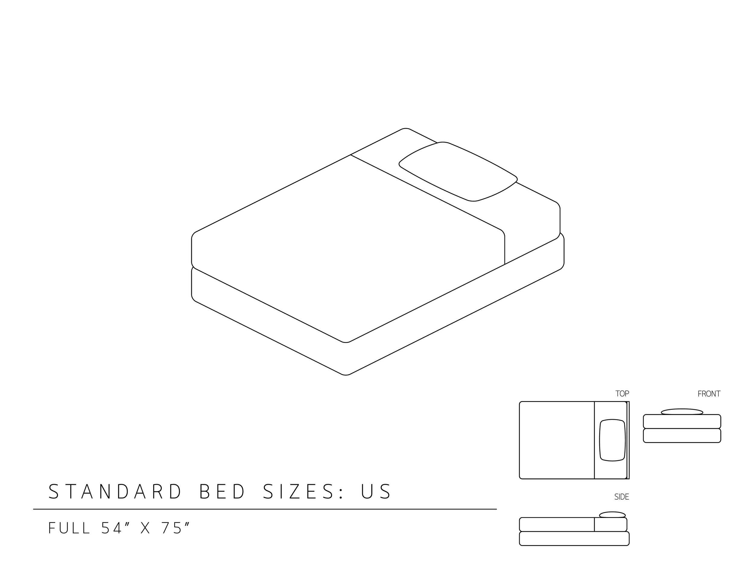 Bed Frame and Headboard Size Guides l SoftFrame Designs