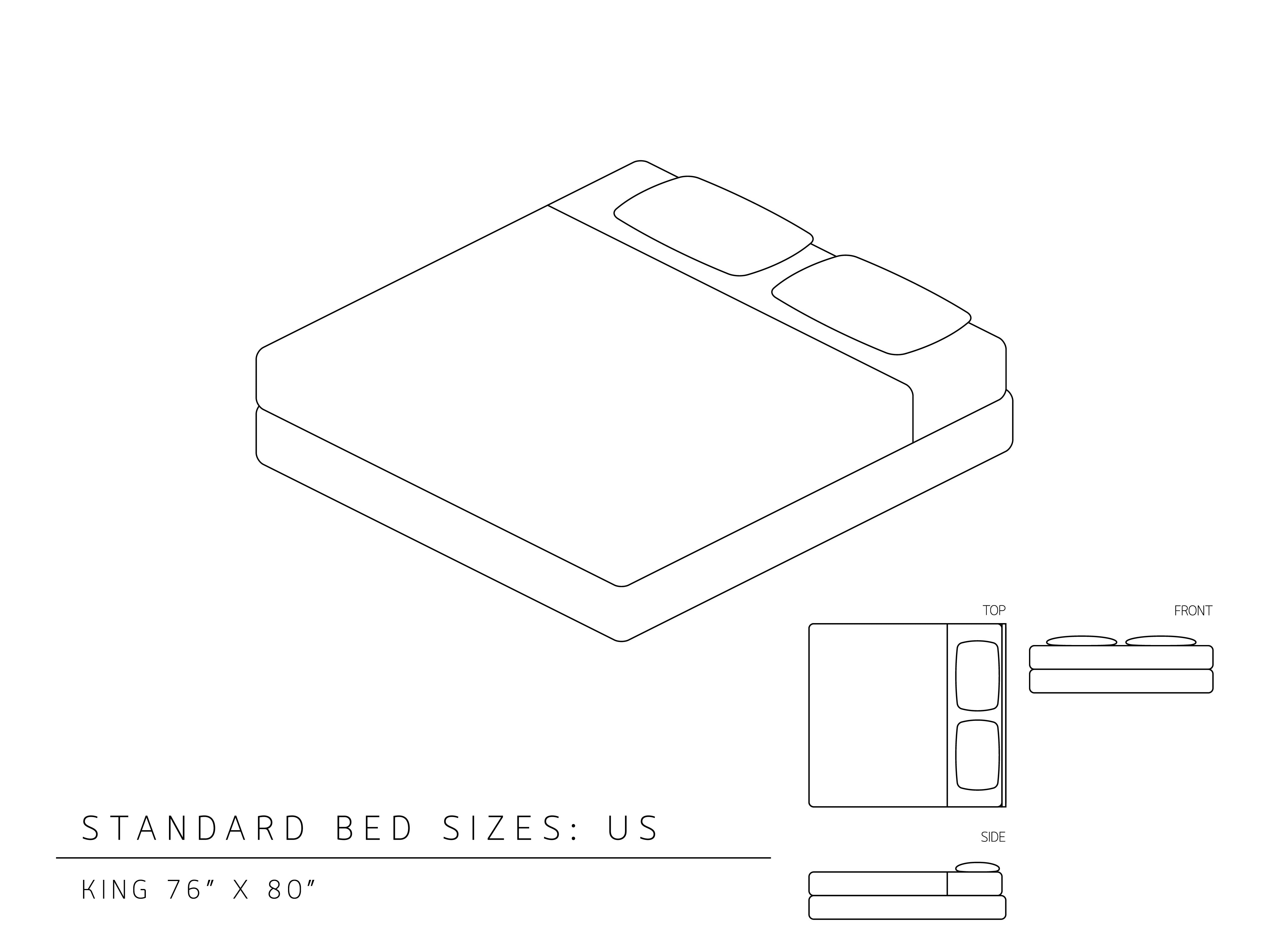 Bed Frame and Headboard Size Guides l SoftFrame Designs
