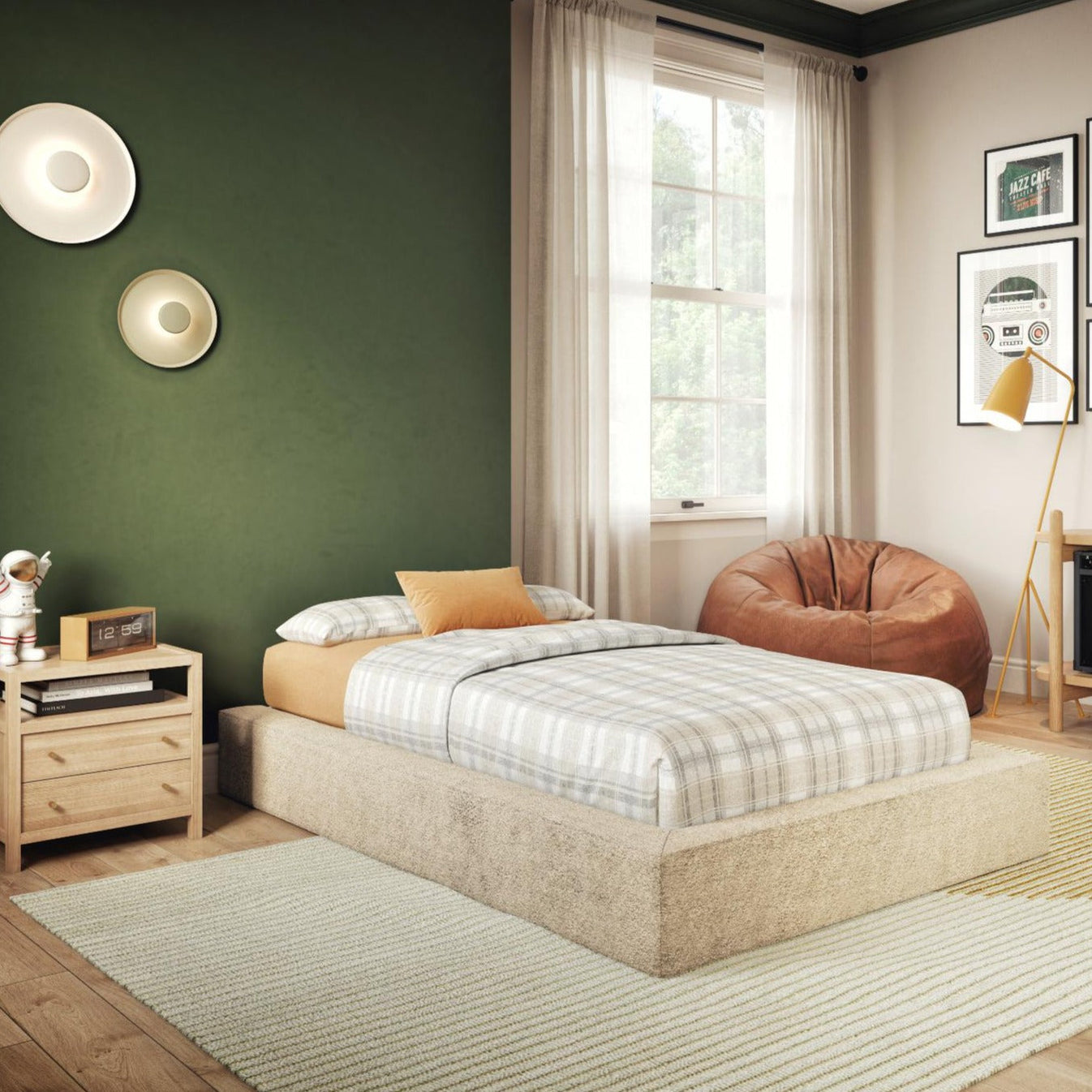 Kids Ultra Platform Bed Frame | Teddy Tan | SoftFrame Designs®