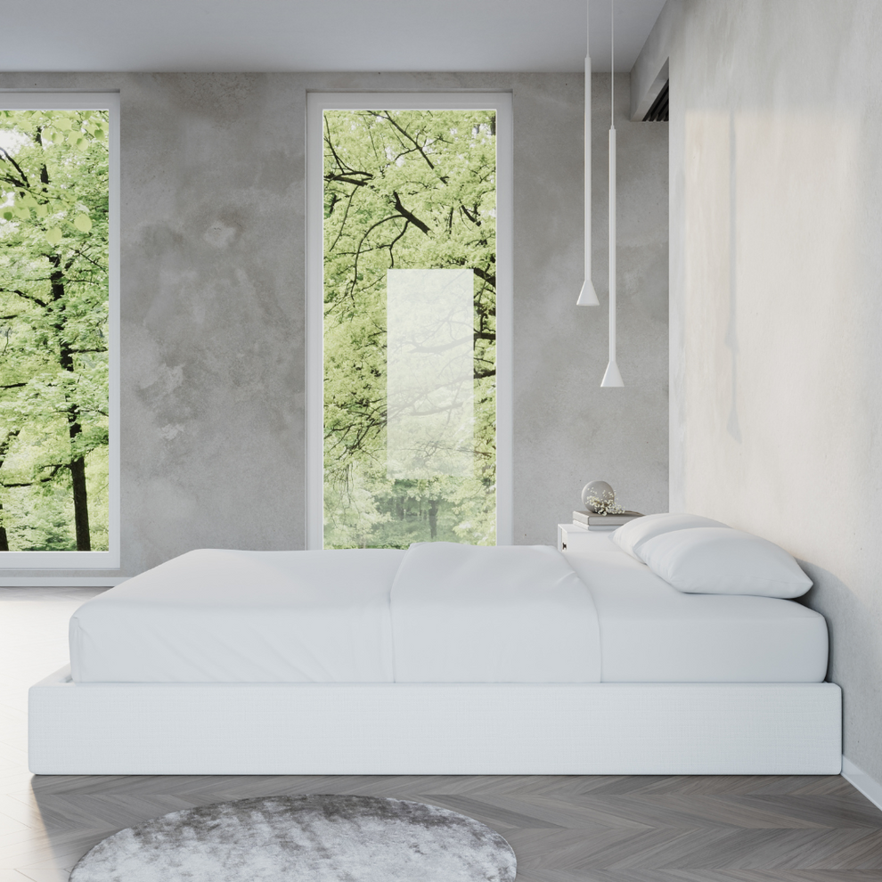 Classic Bed Frame l White | SoftFrame Designs®