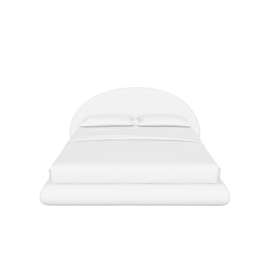 Luna Set: Bed Frame + Headboard l SoftFrame Designs